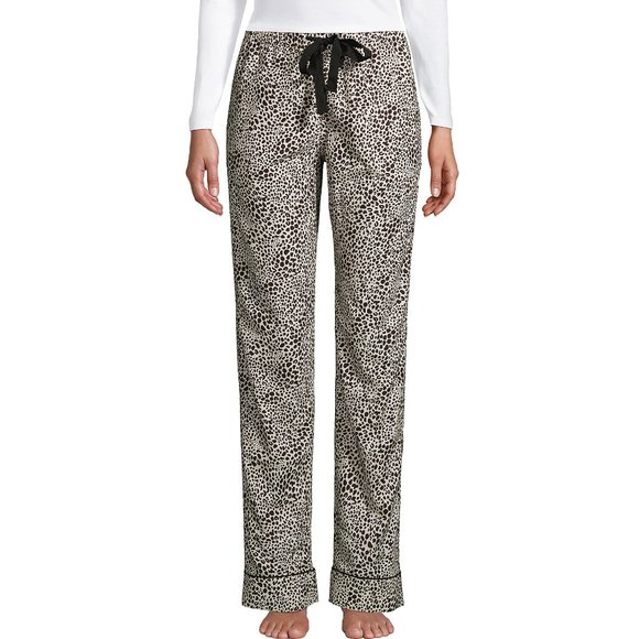 Lands' End | Intimates & Sleepwear | Cotton Flannel Pajama Pants Beige ...